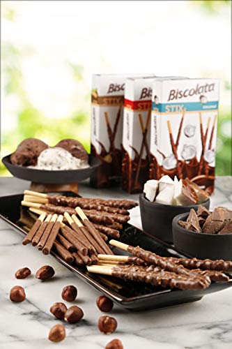 Biscolata Stix Biscuit Snacks Coated with Premium Chocolate Hazelnut ...