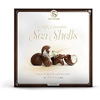 Amazon.com : European Milk & White Chocolate Sea Shells With A ...