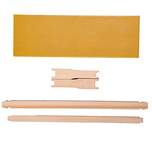 POLLIBEE Honey Beehive Frames 10-Pack Unassembled Commercial Medium Bee ...