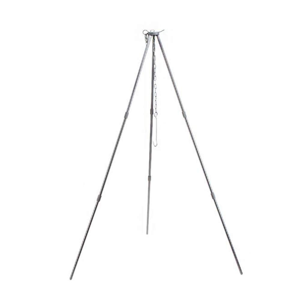 Outdoor Cooking Tripod Set Folding Campfire Grilling Grill Grate Stand ...