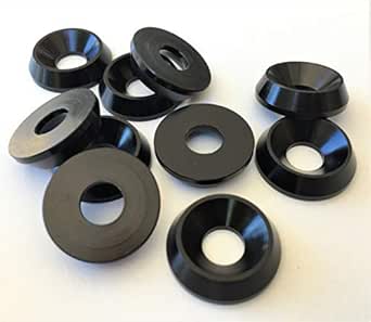 Aluminum Countersunk Washer 23mm O.D. fits 8mm M8 Flat Head Screw 10pcs ...