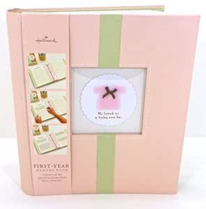 Amazon.com : Hallmark Baby First Year Pink Sweet & Soft Baby Girl ...