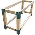 Amazon.com: vikofan Heavy Duty Workbench Kit - Garage Workbench Legs ...