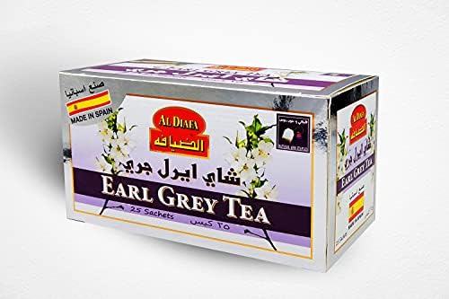 سعر AL DIAFA Earl Gray Tea Sachets, 25 X 1.6g - Pack of 1 فى السعودية ...