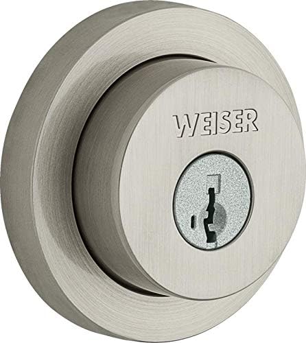 Weiser (Kwikset Hardware Family) Single Cylinder Deadbolt, Residential ...
