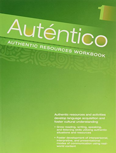 AUTENTICO 2018 AUTHENTIC RESOURCES WORKBOOK LEVEL A/B/1: Savvas ...