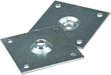 Removable Square Mounting Plate - 3-1/2" x 3-1/2" w/ 5/8-11 THD ...