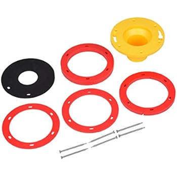 Toilet Flange Repair Kit - Works on 3" or 4" Cast Iron, PVC or ABS ...
