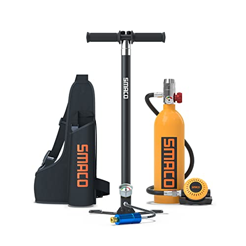 SMACO Scuba Tank Diving Gear for Diver 1L Mini Scuba Tank Small Diving ...