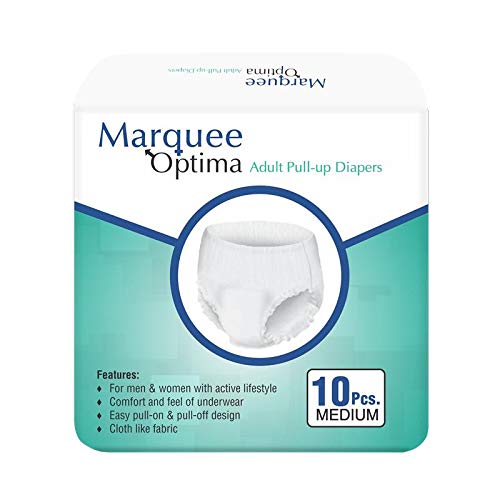 Buy Marquee Optima Adult Medium Pull-up Diaper (10 Count) Online at Low ...