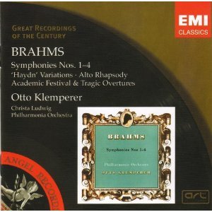 Brahms, Haydn, Otto Klemperer, Christa Ludwig, Philharmonia Orchestra - Brahms Symphonies 1-4 ...