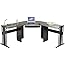 Large Corner Computer and Gaming Desk Table with Keyboard Shelf and CPU ...