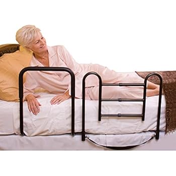 Amazon.com: Stander 30" Safety Adult Bed Rail - Home Elderly Bedside Safety Rail + Swing Down ...
