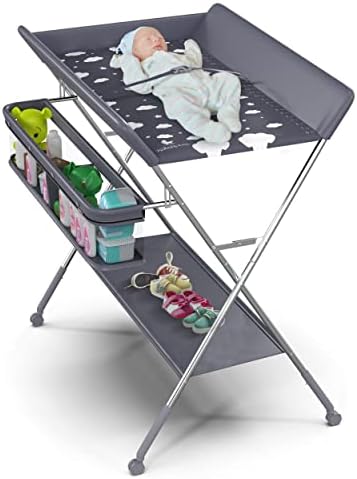 Babylicious Baby Portable Changing Table - Foldable Changing Table with ...