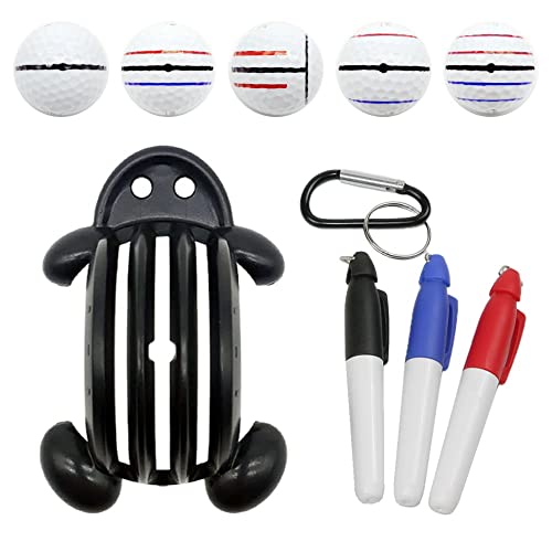 Tortoise Liner Golf Ball Line Marker Drawing Triple 3 Line Alignment ...