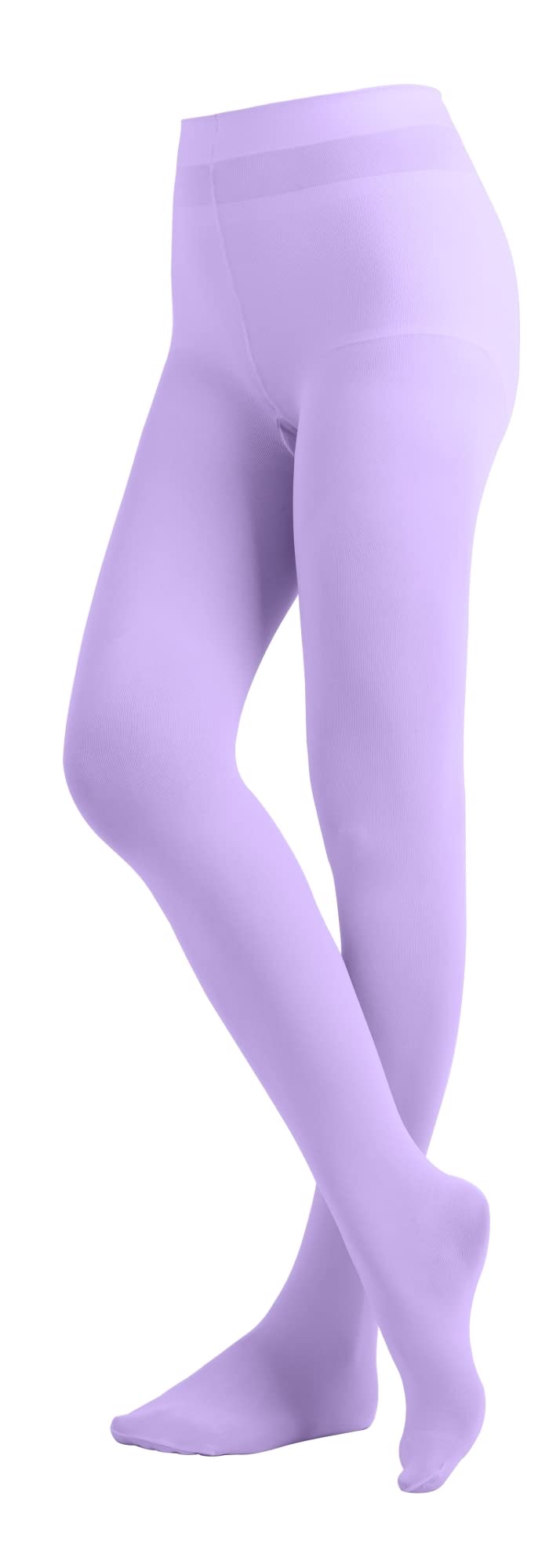 EMEM Apparel Women's Ladies Solid Colored Opaque Dance Ballet Costume ...