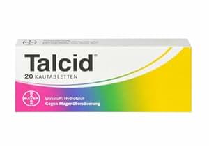 Amazon.com: Talcid® 2x20 Chewable Tablets - Indigestion Acid Heartburn ...