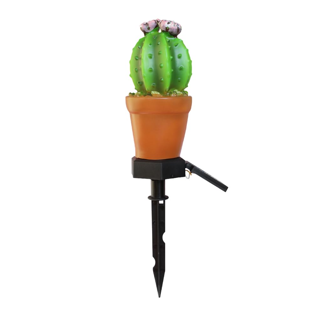 Uonlytech Outdoor Solar Lawn Lights Cactus Lights Decorative Stake LED ...
