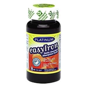 Platinum Naturals Easy Iron 120's (120 capsules): Amazon.ca: Health ...