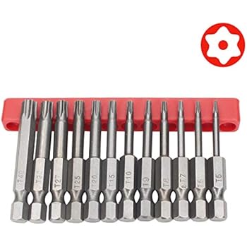 VEGA T40 TORX Security Bits. Professional Grade ¼ Inch Hex Shank TORX T ...