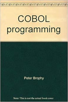 COBOL programming: Amazon.co.uk: Peter Brophy: 9780208015273: Books