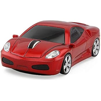 Amazon.com: ECOiNVA Ferrari Wireless Sports Car Mouse Optical 2.4G Nano ...