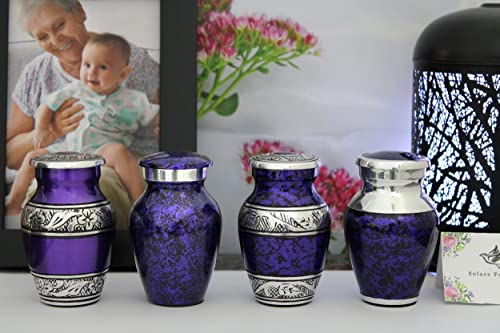 Solace Forever Mini Cremation Keepsake Urns for Human Ashes - Beautiful ...