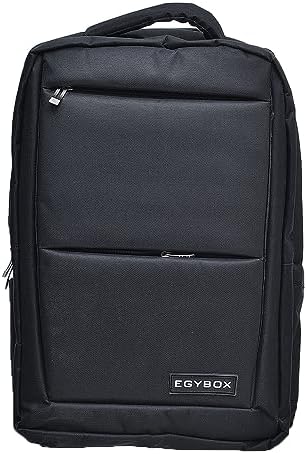 EGYBOX Fabric Two Zipper Laptop Backpack With Two Front Zipper Pocket ...