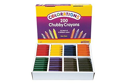 Colorations CRCHB Chubby Crayons (Pack of 200) - Want It All