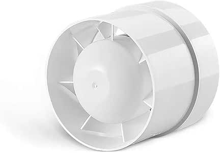 Amazon.com: Exhaust Fan Silent Pressure PVC Pipe Fan 4 Inch, Bathroom ...