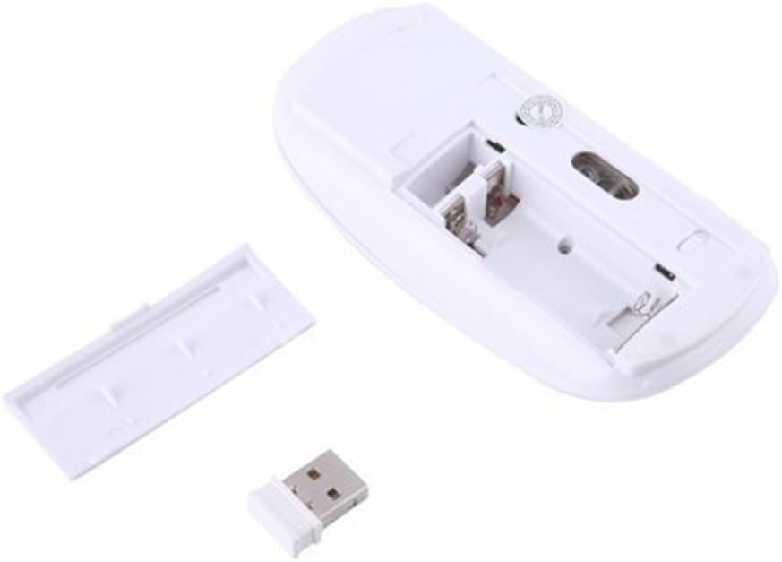 UrChoiceLtd® Wireless Mouse, 2.4GHz Mouse Form Fitting Ergonomic Curved ...