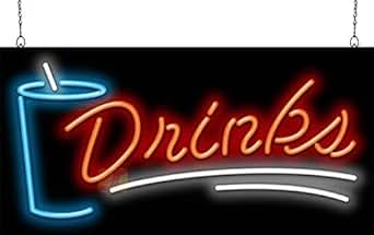 Drinks Neon Sign - - Amazon.com