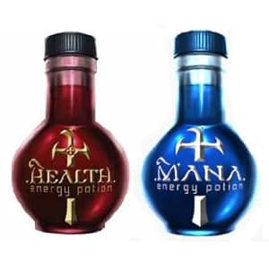 Amazon.com : Mana Potion and Health Potion Energy Drink Battle Pack ...