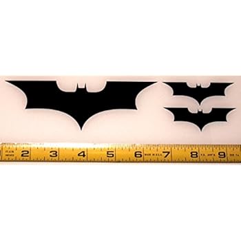 Batman Logo Sticker Decal Pack of (9) Black - Wall Decor Stickers ...