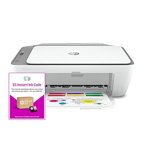 HP DeskJet 2755 All-in-One Printer (3XV17A) and Instant Ink $5 Prepaid ...