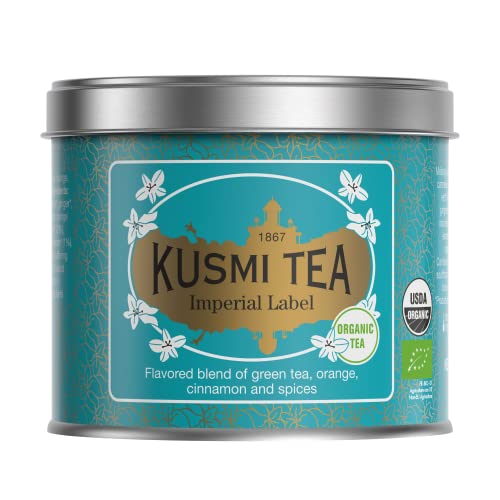 Kusmi Tea Label Imperial - 3.5 oz Loose Tea Tin - Organic Blend of ...