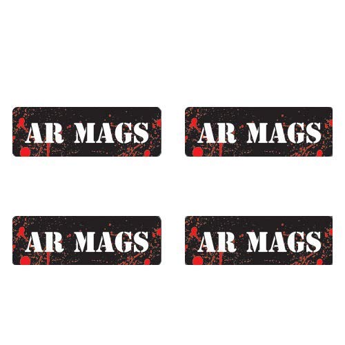 AR Mags Ammo Can Sticker Set Zombie Edition Die Cut Decal Magazine 5 ...