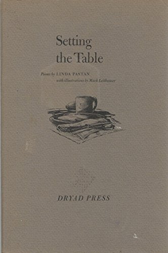 Amazon.com: Setting the Table: Poems (9780931848261): Pastan, Linda: Books