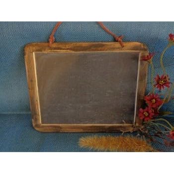 Amazon.com: Primitive Schoolhouse Writing Slate Antique Reproduction ...