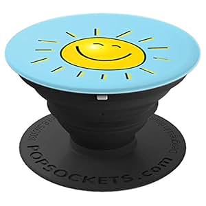 Amazon.com: Pop Socket Blue Sky Smile Sun Be Happy gift - PopSockets ...