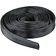 Amazon.com: 10 FT 5/16" 8mm Black Expandable Wire Cable Braided ...