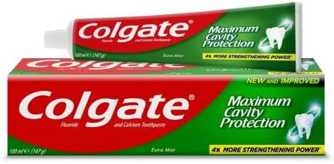 Colgate Maximum Cavity Protection Extra Mint Anti Cavity Toothpaste ...