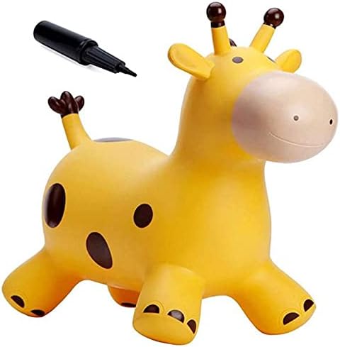 AM ANNA Giraffe Bouncy Horse Hopper for Toddlers-Jumping Horse Bouncy ...