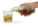 Glass Grenade Decanter - The Green Head