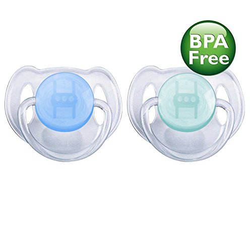 Tommee Tippee Closer to Nature 2x Orthodontic Pacifiers 6-18m(colors ...