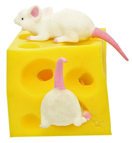 Купить Stretchy Mice and Cheese Toy - 2 Squishable Figures And Cheese ...