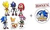 Sonic the Hedgehog Action Figures – 6-Pack Collectible Figures with ...