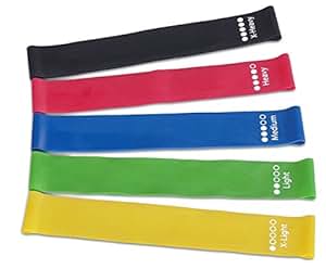 Ligas de Resistencia para Ejercicio. Set de 5 Ligas de Resistencia ...