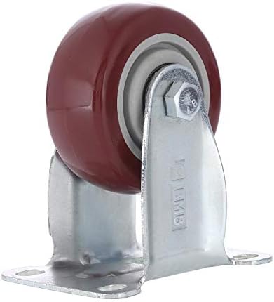 BMB Tools Red PVC Medium Duty Caster Ball Bearing Swivel Fixed 100mm ...