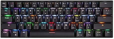 Eacam CK62 Mechanical Keyboard Gamng BT3.0 Wired RGB Backlit for Tablet ...